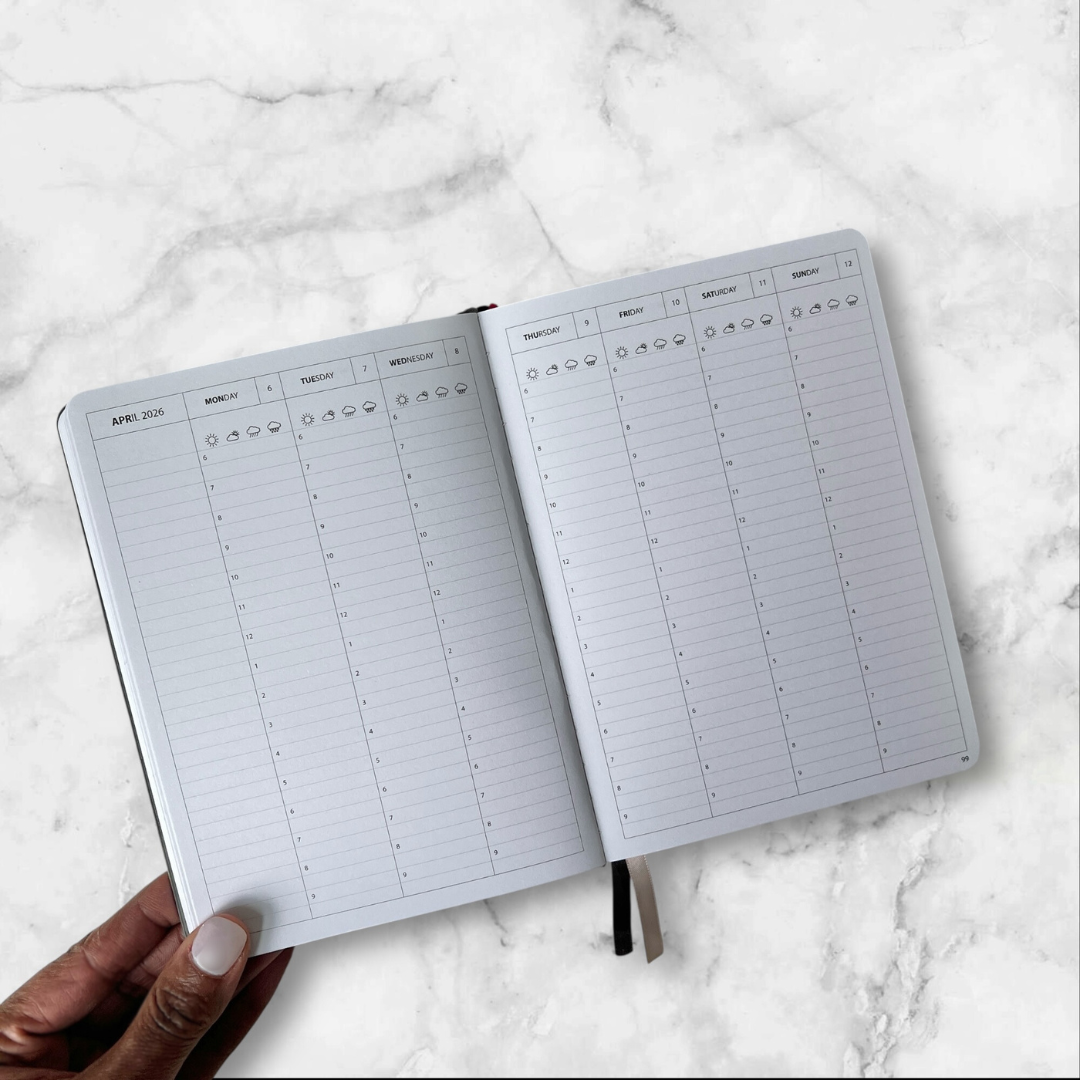 2026 B6 Weekly Sewn-Bound Planner | Tonya Plans – TonyaPlans