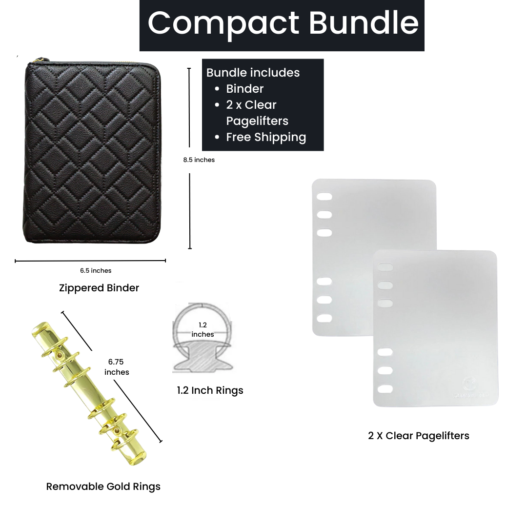 Nico Leather Zipper Binder – TonyaPlans